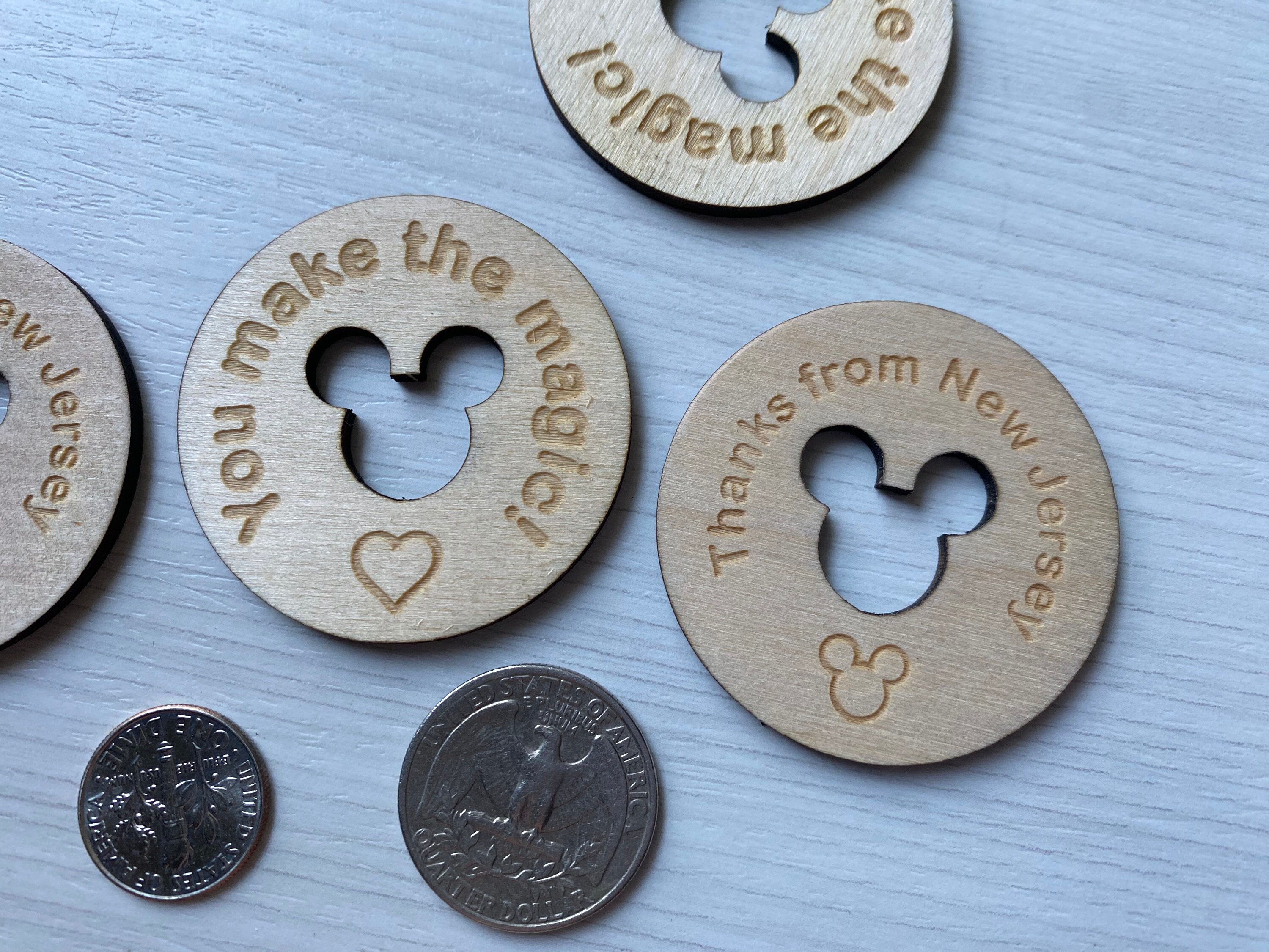 10 Cast Member Appreciation Tokens Personalized Thank You Coins Custom ...