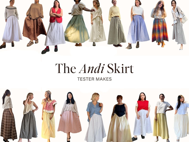 Andi A-frame Maxi Skirt Sewing Pattern: Confident Beginner Friendly ...