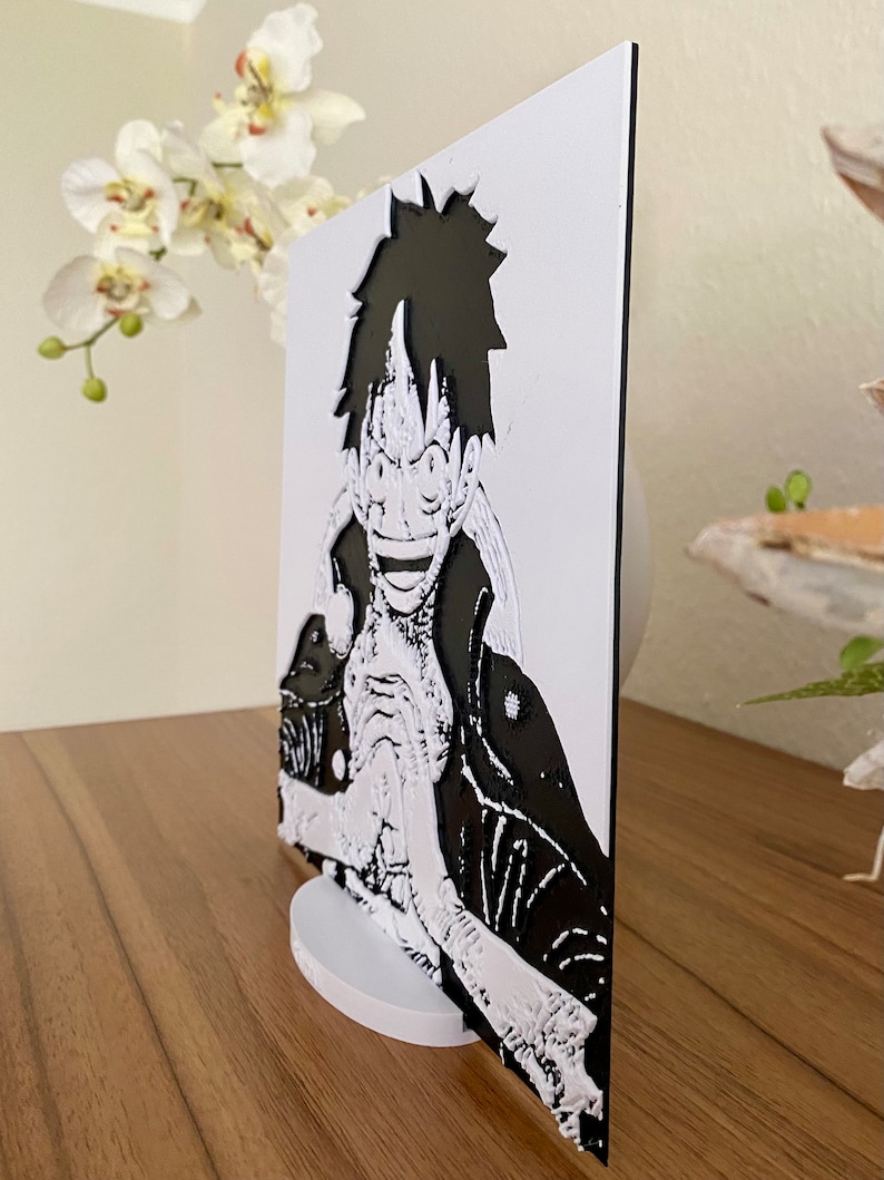 Monkey D. Luffy/ Luffy One Piece 3D Art/ 3D Picture 22 Cm X 22 Cm - Etsy UK