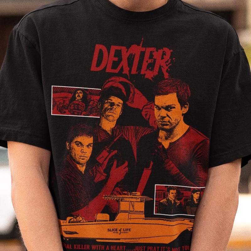 Dexter Middle Finger Shirt - Etsy