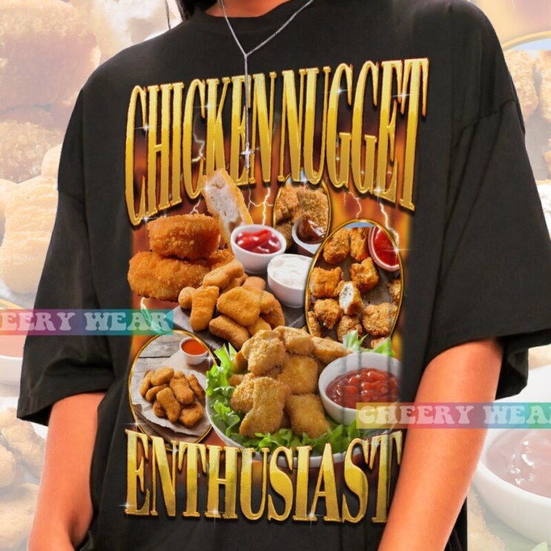 Chicken Nugget Shirt - Etsy