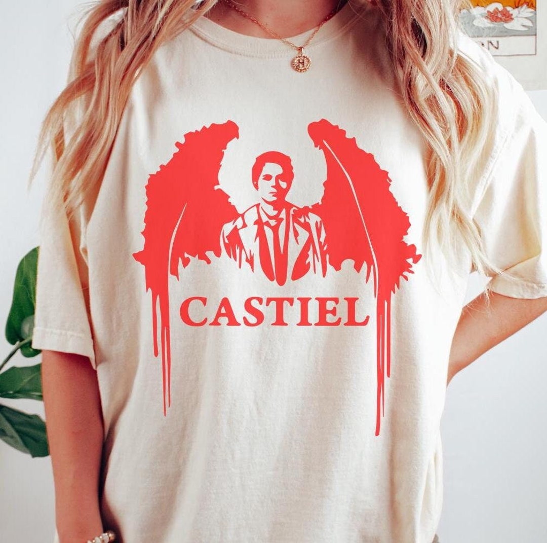 Unisex Castiel Blood Shirt Castiel Tshirt,castiel T-shirt,castiel T ...