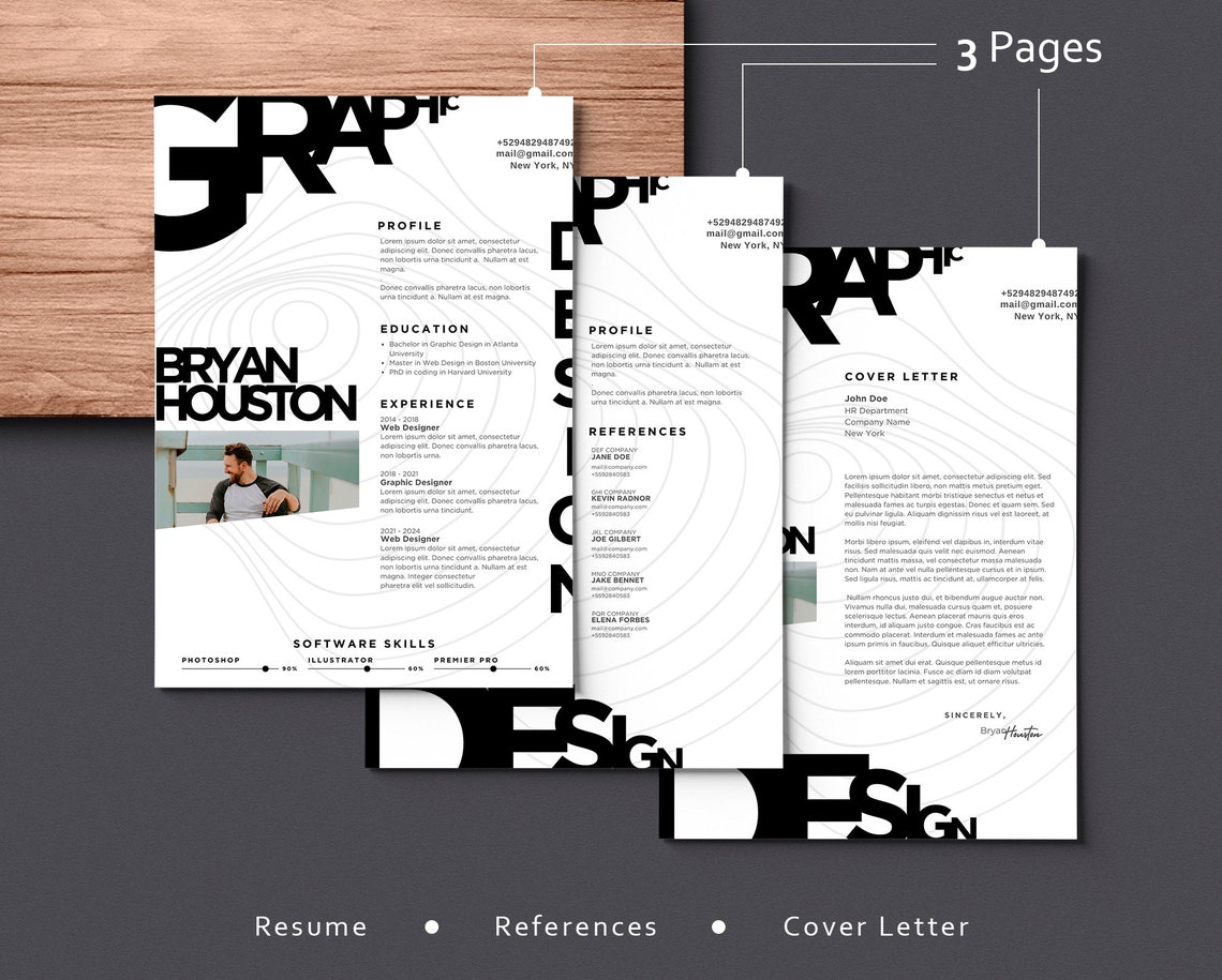 Canva Resume Template, Cv Template Canva, Creative Resume Canva ...
