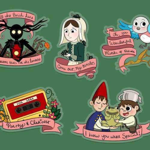Over the Garden Wall Sticker Greg Sticker Cartoon Network - Etsy