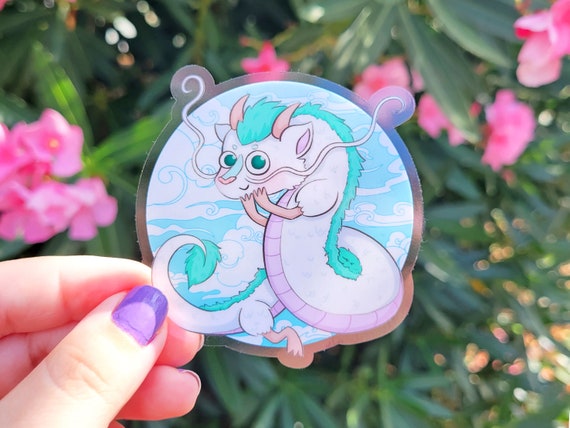 Spirited Away Haku Clear Vinyl Sticker - Etsy