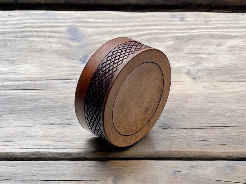 Custom Zyn Can 100% Texas Made From Saddle Leather Personalized Logo ...