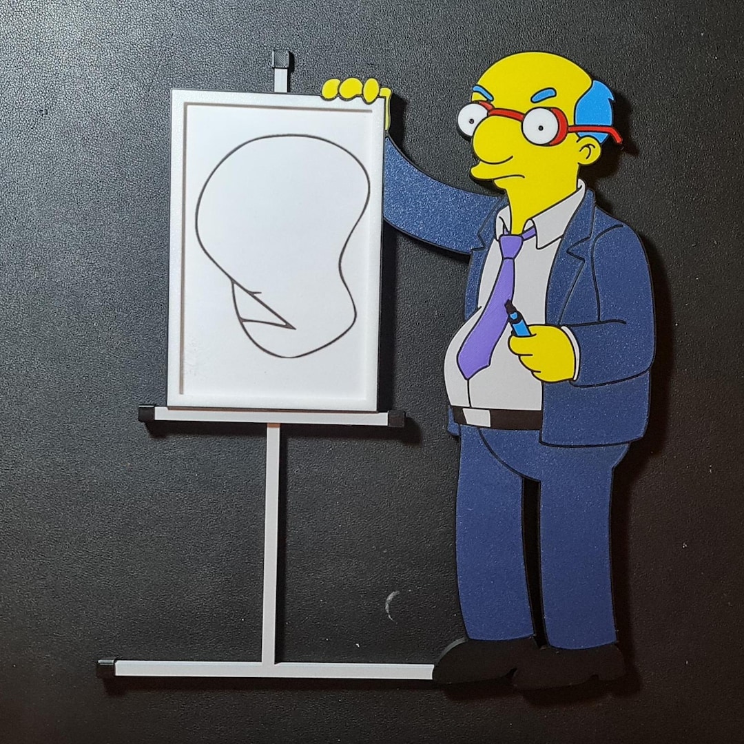 The Simpsons - Kirk Van Houten Dignity Photo Frame - Etsy