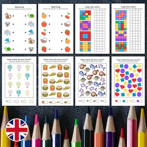 Activity Book for Children | 66 Worksheets | English | Connect Like ...
