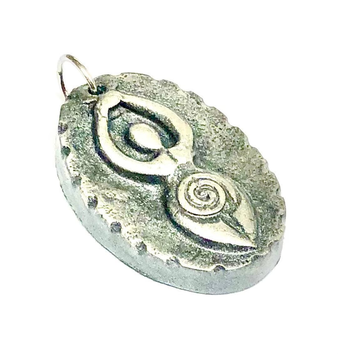 Earth Goddess Venus Pendant Light Polymer Clay Silver Goddess Jewelry ...