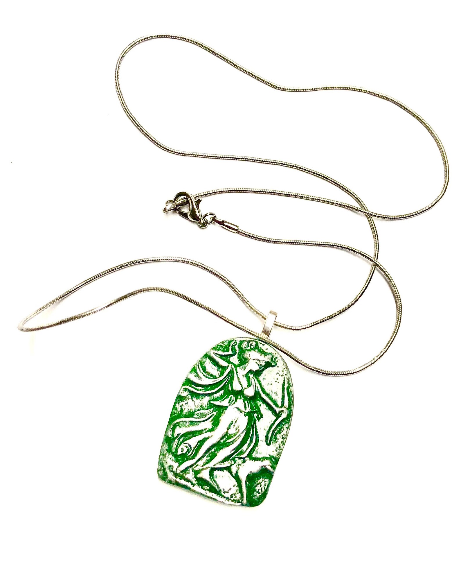 Artemis Goddess of Hunting Handmade Polymer Clay Pendant Necklace - Etsy
