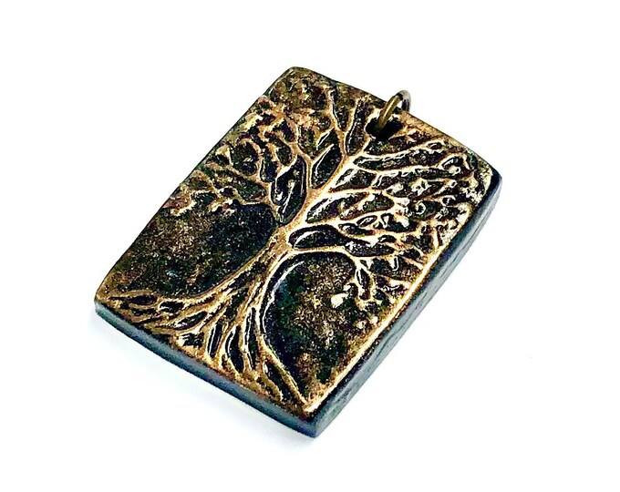 Tree of Life Handmade Polymer Clay Pendant - Etsy