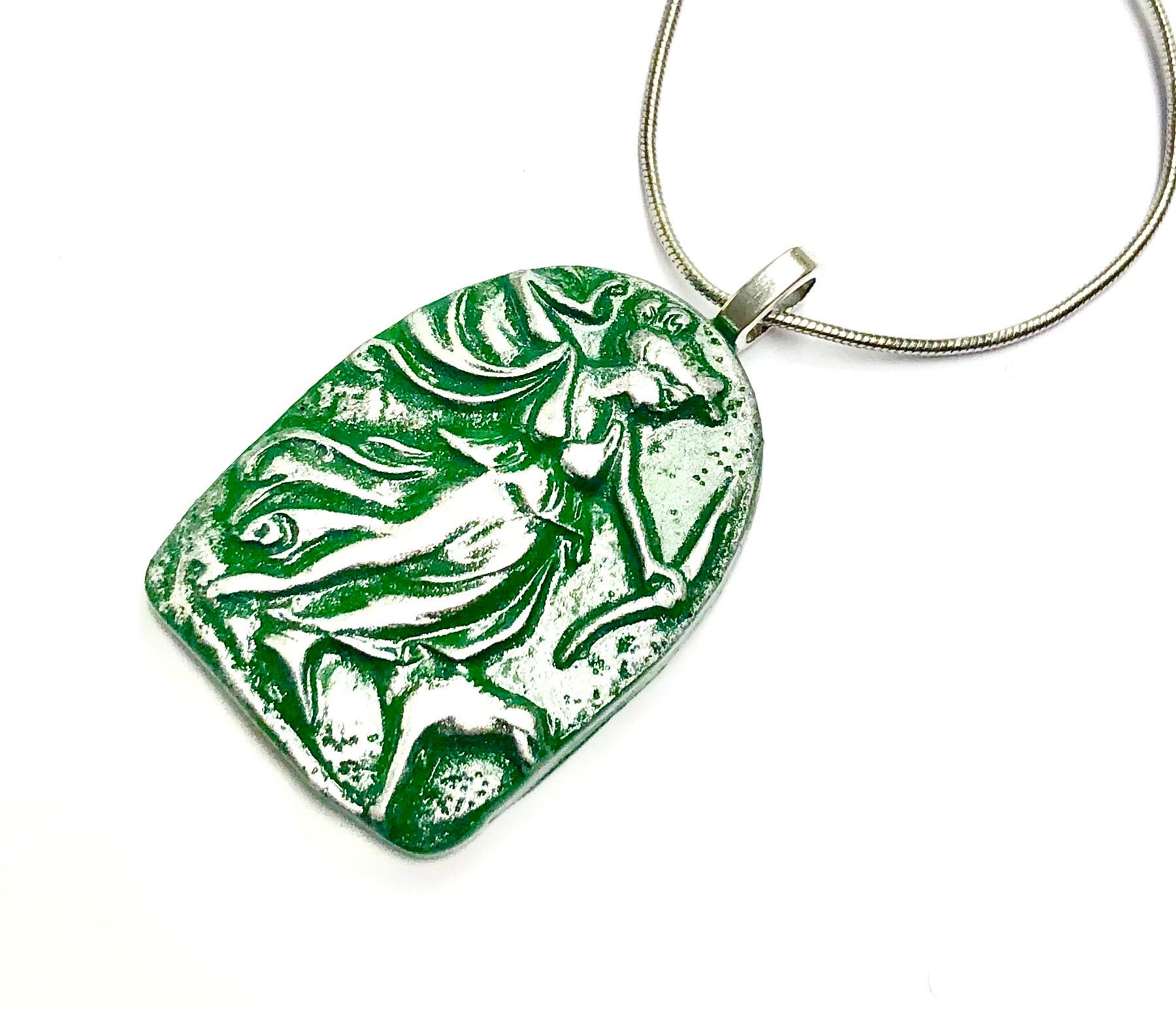 Artemis Goddess of Hunting Handmade Polymer Clay Pendant Necklace - Etsy