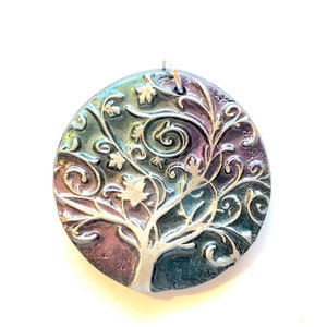 Tree of Life Handmade Polymer Clay Pendant - Etsy