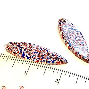 Handmade Polymer Clay Beads Surfboard Dagger Earring Beads Jewelry ...