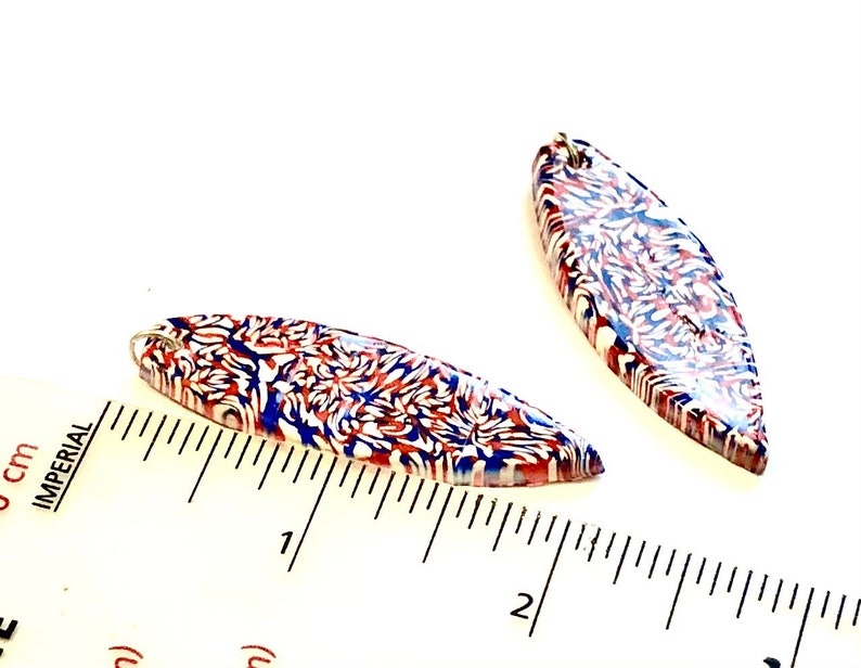 Handmade Polymer Clay Beads Surfboard Dagger Earring Beads - Etsy