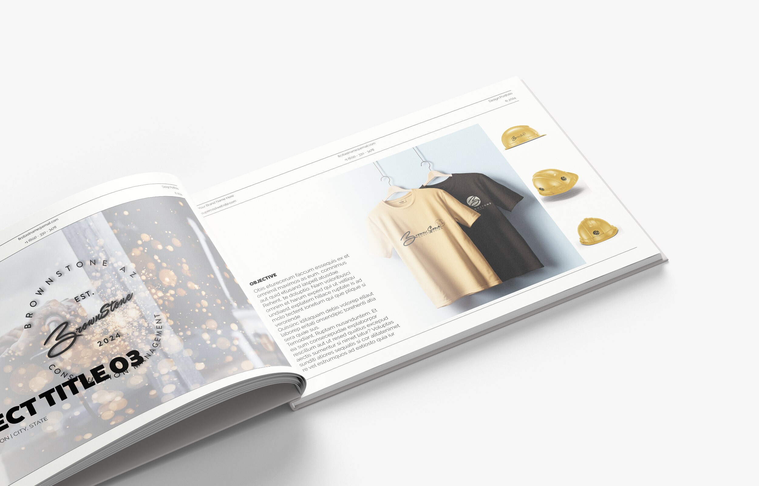 Minimal Portfolio Template | Adobe Indesign | Affinity | Graphic Design ...