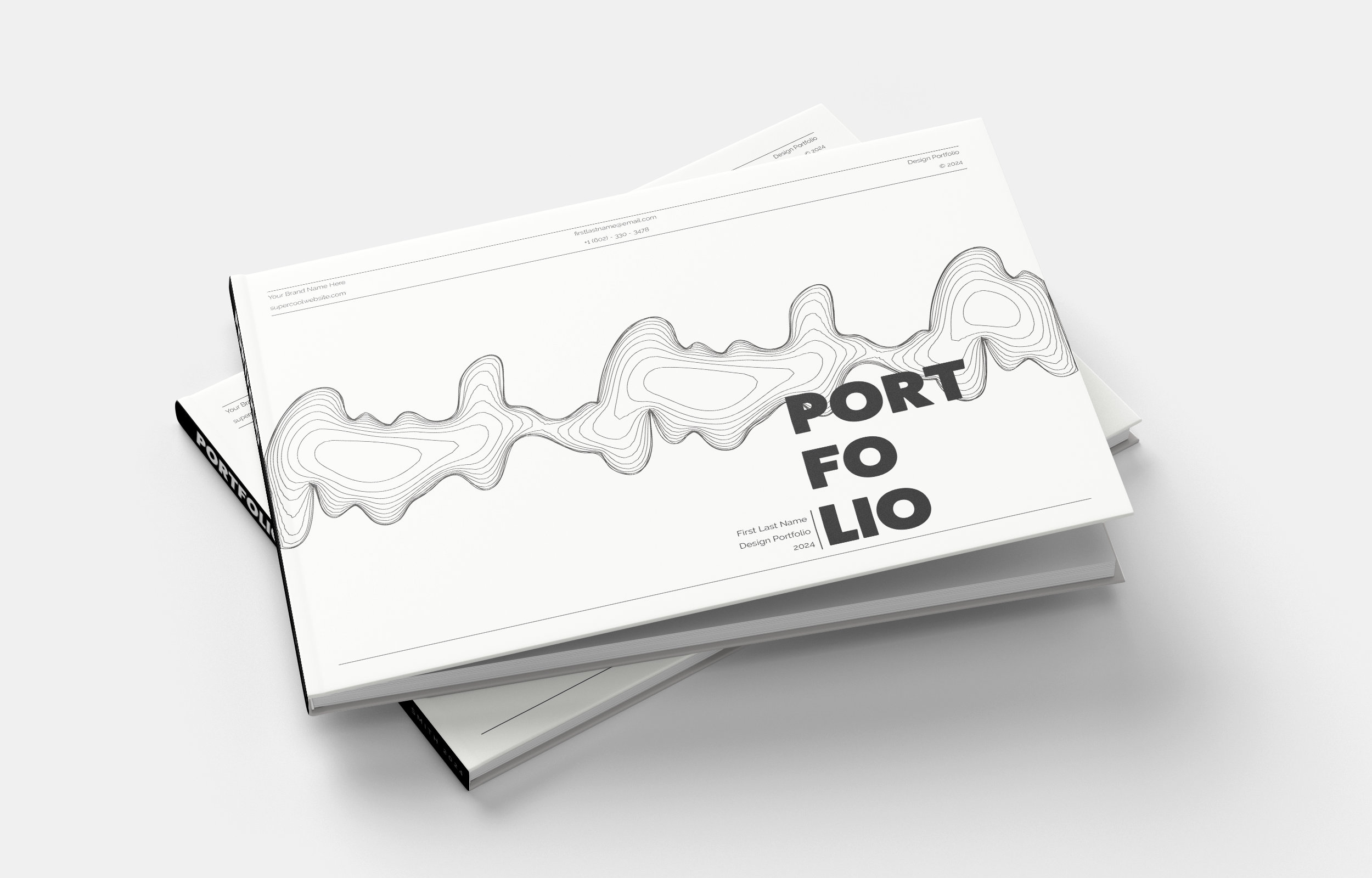 Minimal Portfolio Template | Adobe Indesign | Affinity | Architecture ...