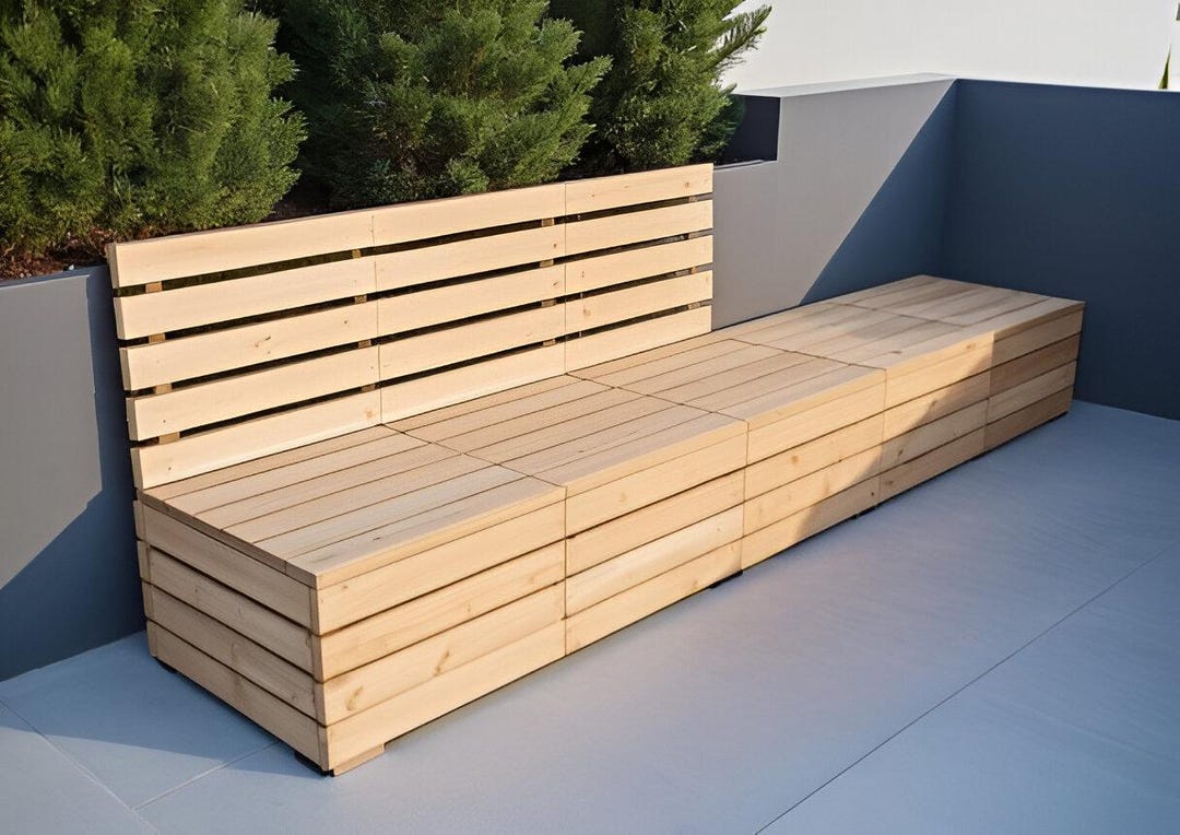 DIY Modular Sofa Build Plans| Outdoor Sectional Sofa Diy Plans | Patio ...