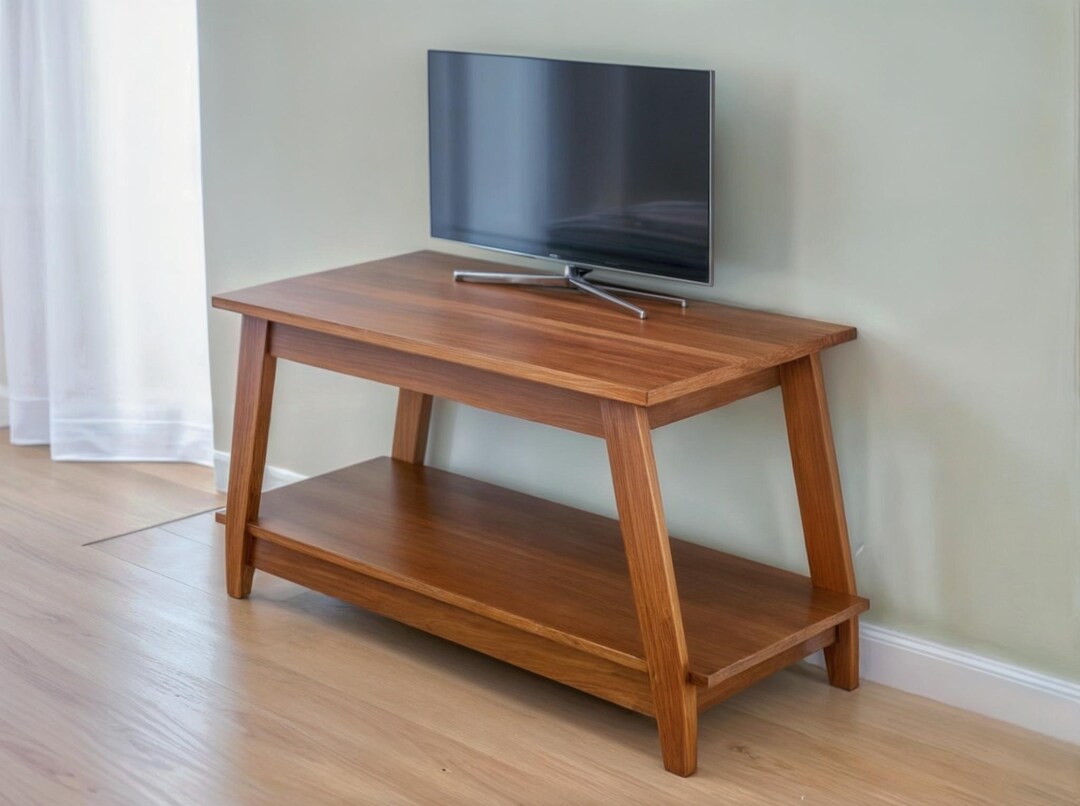 Diy Media Console Plan Tv Stand Plan Wooden Tv Stand Wood Furniture ...