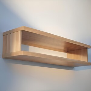 DIY Floating Shelf Plan- Display Shelf - Wooden Shelving- Farmhouse ...