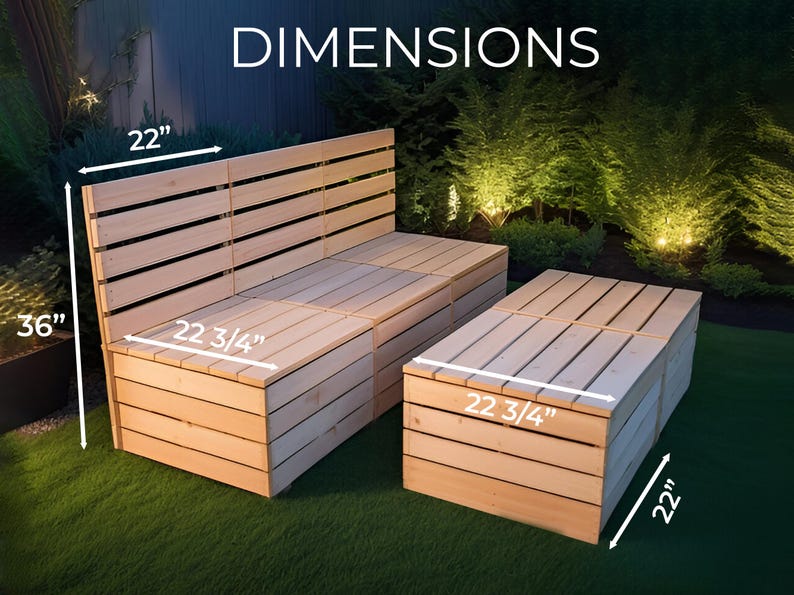 DIY Modular Sofa Build Plans| Outdoor Sectional Sofa Diy Plans | Patio ...