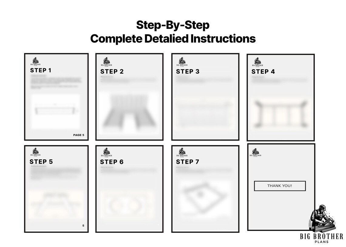 Diy Plan for Study Desk Detailed Build Plans Step by Step Build Guide ...