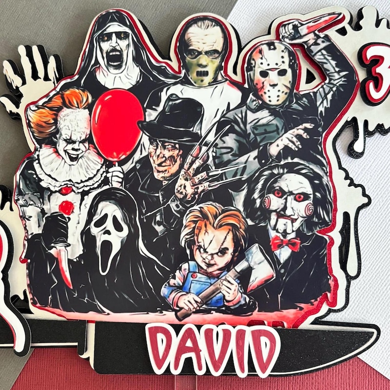 Horror Cake Topper - Etsy