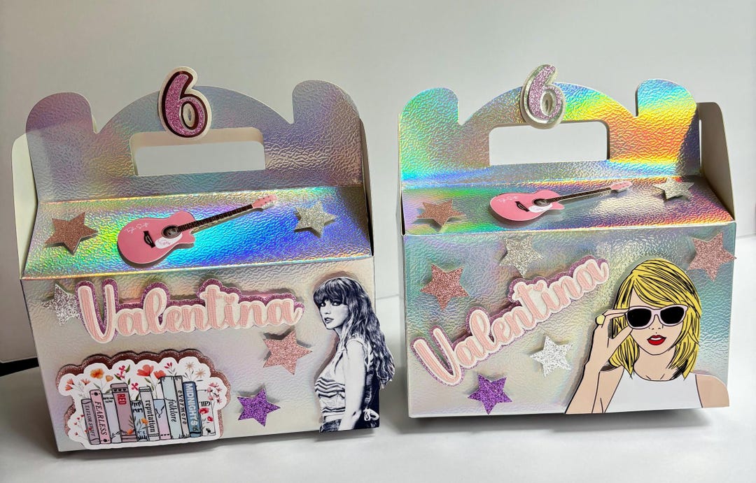Taylor Swift Favor Boxes, Taylor Swift Gable Boxes, Taylor Swift ...