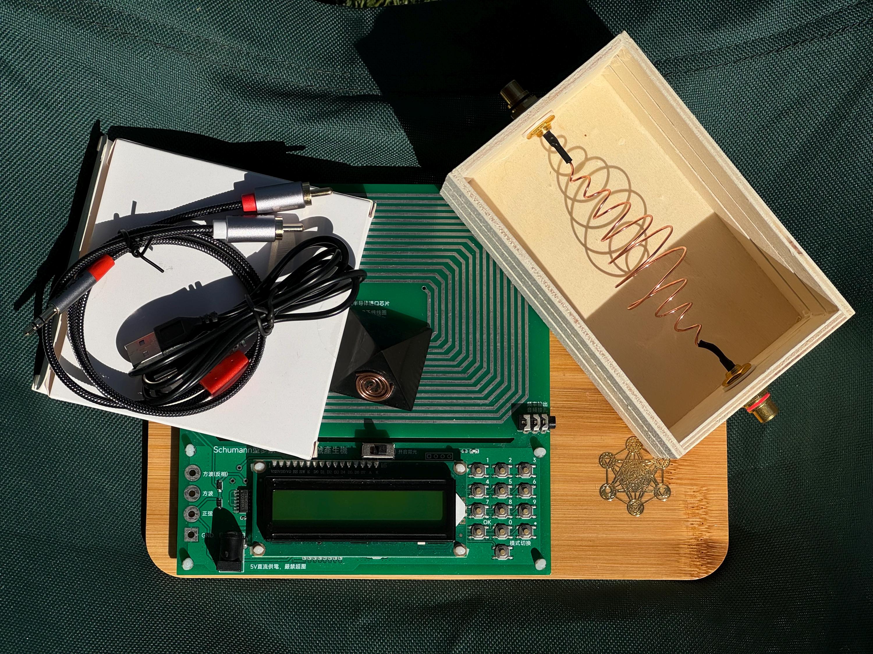 Fibonacci Scalar Wave or Rodin Coil With Adjustable Schumann Sine Wave ...