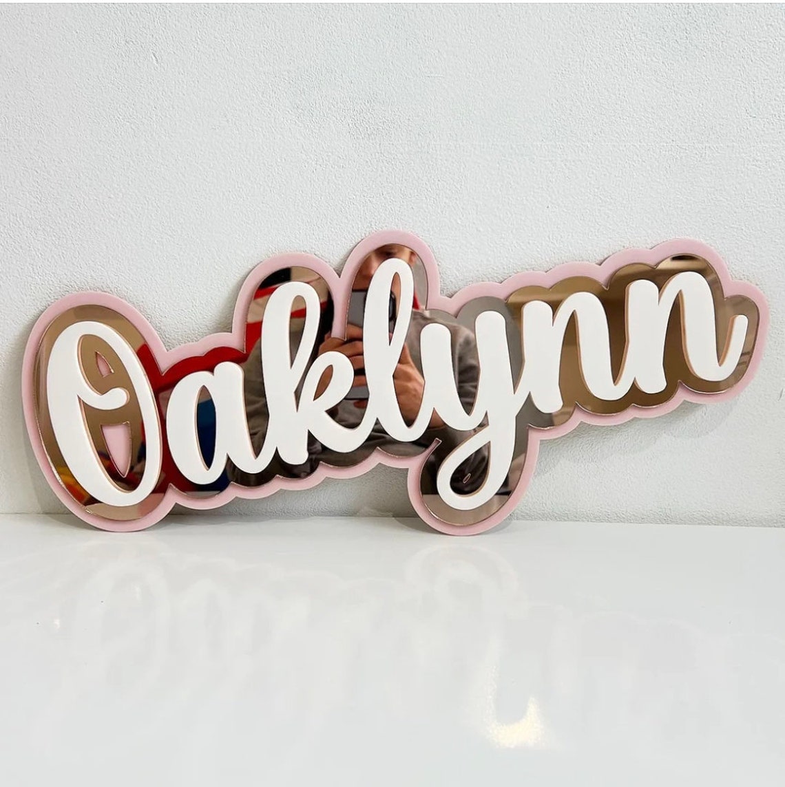 Triple Layered Acrylic Name Sign | Name Plaque | Acrylic Name for Wall ...