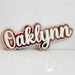 Triple Layered Acrylic Name Sign | Name Plaque | Acrylic Name for Wall ...