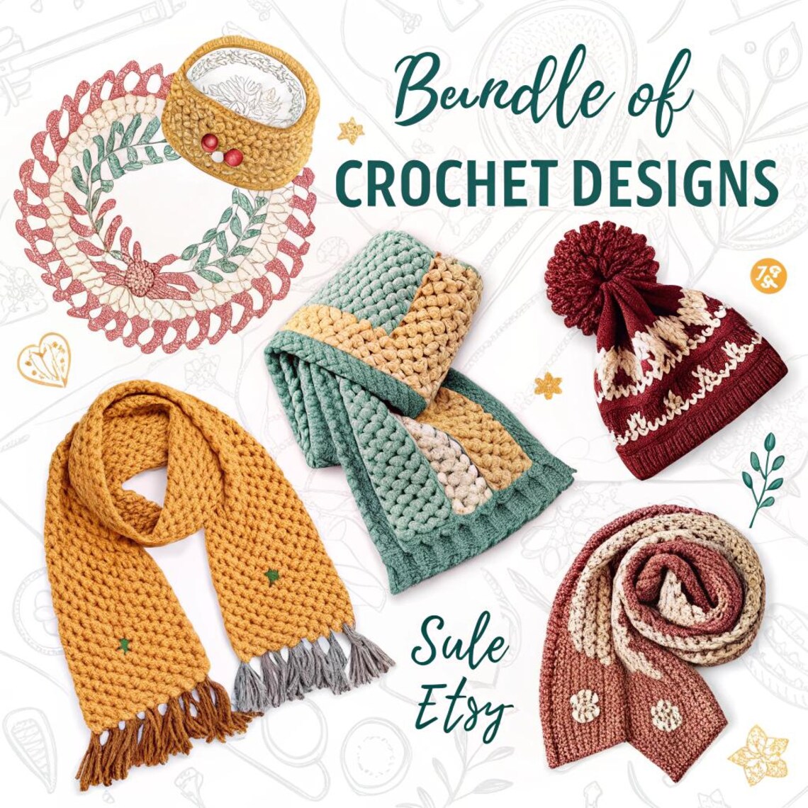 Crochet Design Bundle - Etsy