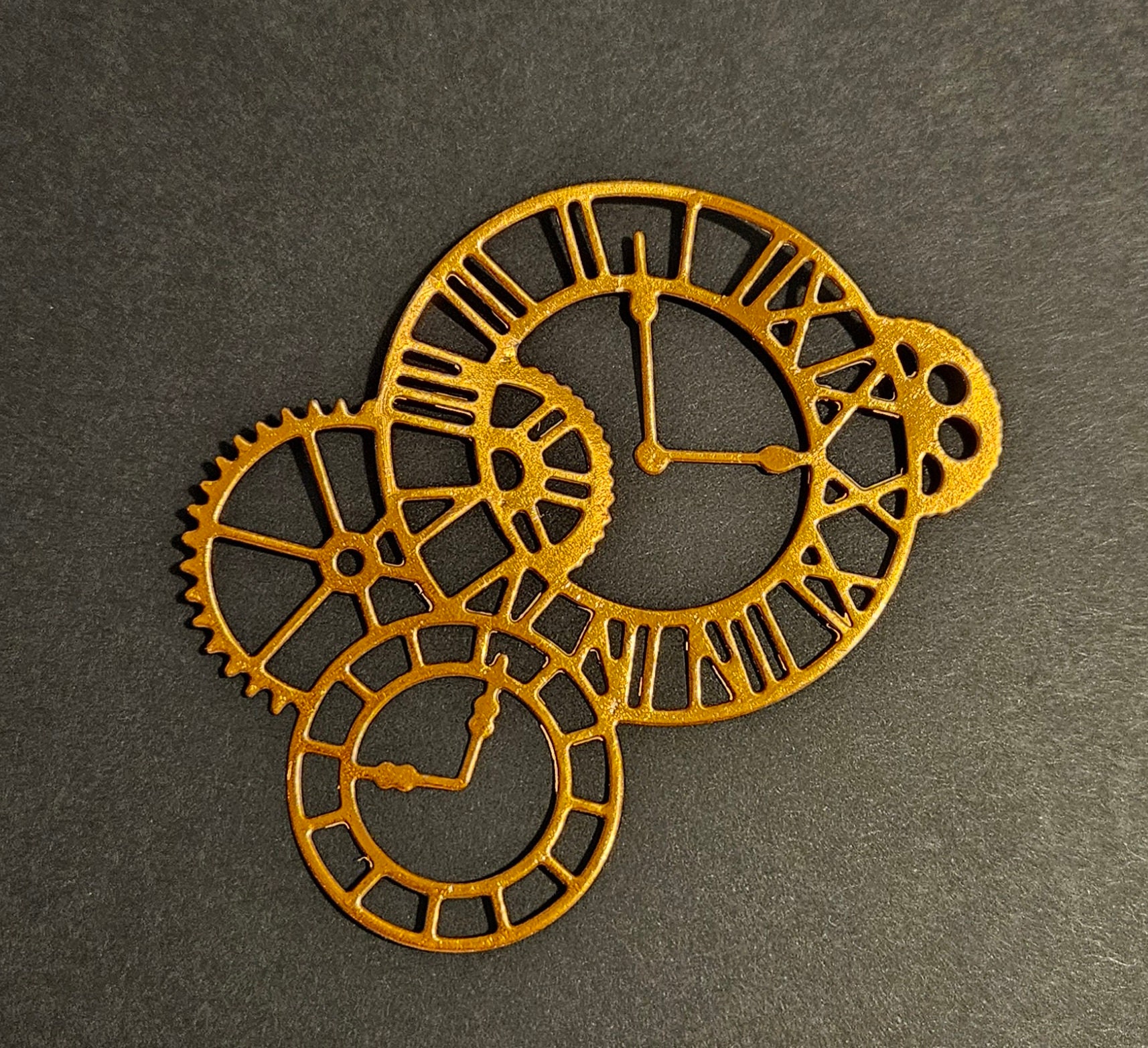 10 Steampunk Copper Clock Die Cuts - Etsy
