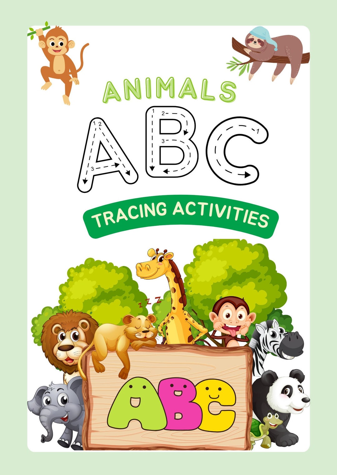 26 hojas de trabajo imprimibles para trazar el alfabeto, hojas ...