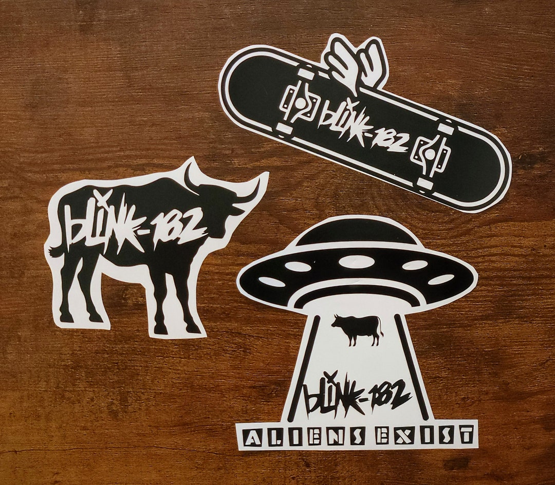 Blink Bumper Stickers Laptop Stickers Punk Band Merch - Etsy