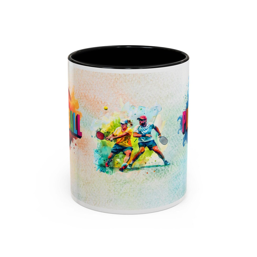 Pickleball Paddle Player Mug | Accent Coffee Mug 11oz 15oz - Etsy
