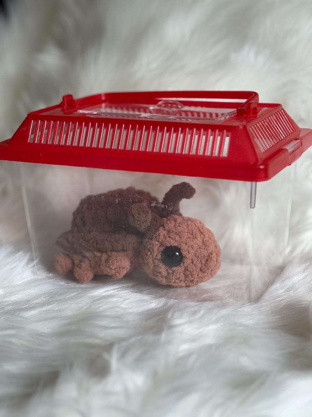 Cute Crocheted Cockroach Plushie, Handmade Amigurumi Bug, Funny Insect ...