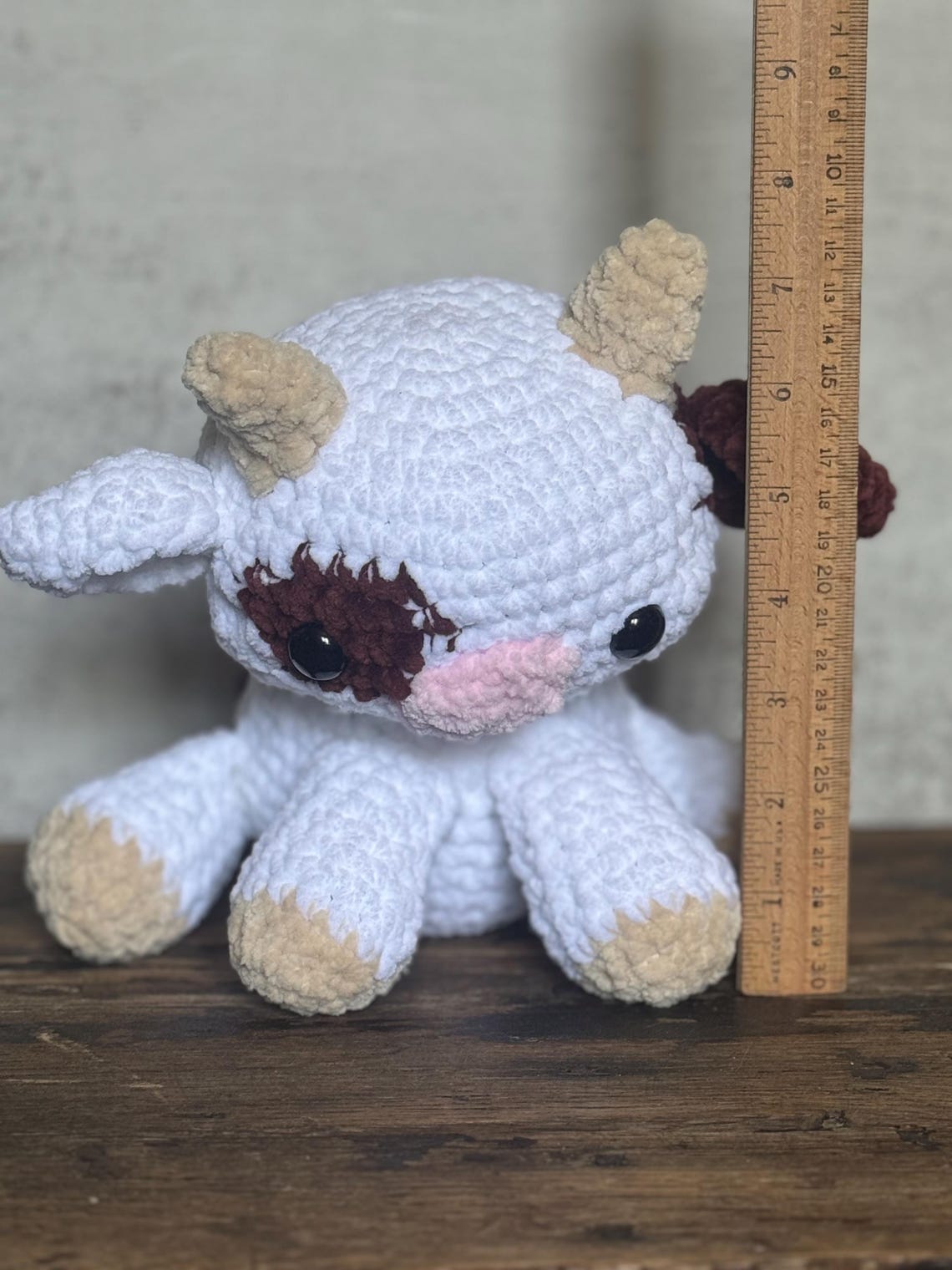 Crochet Cow, Crochet Cow Plushie, Handmade Crochet Cow, Cow Plushie ...