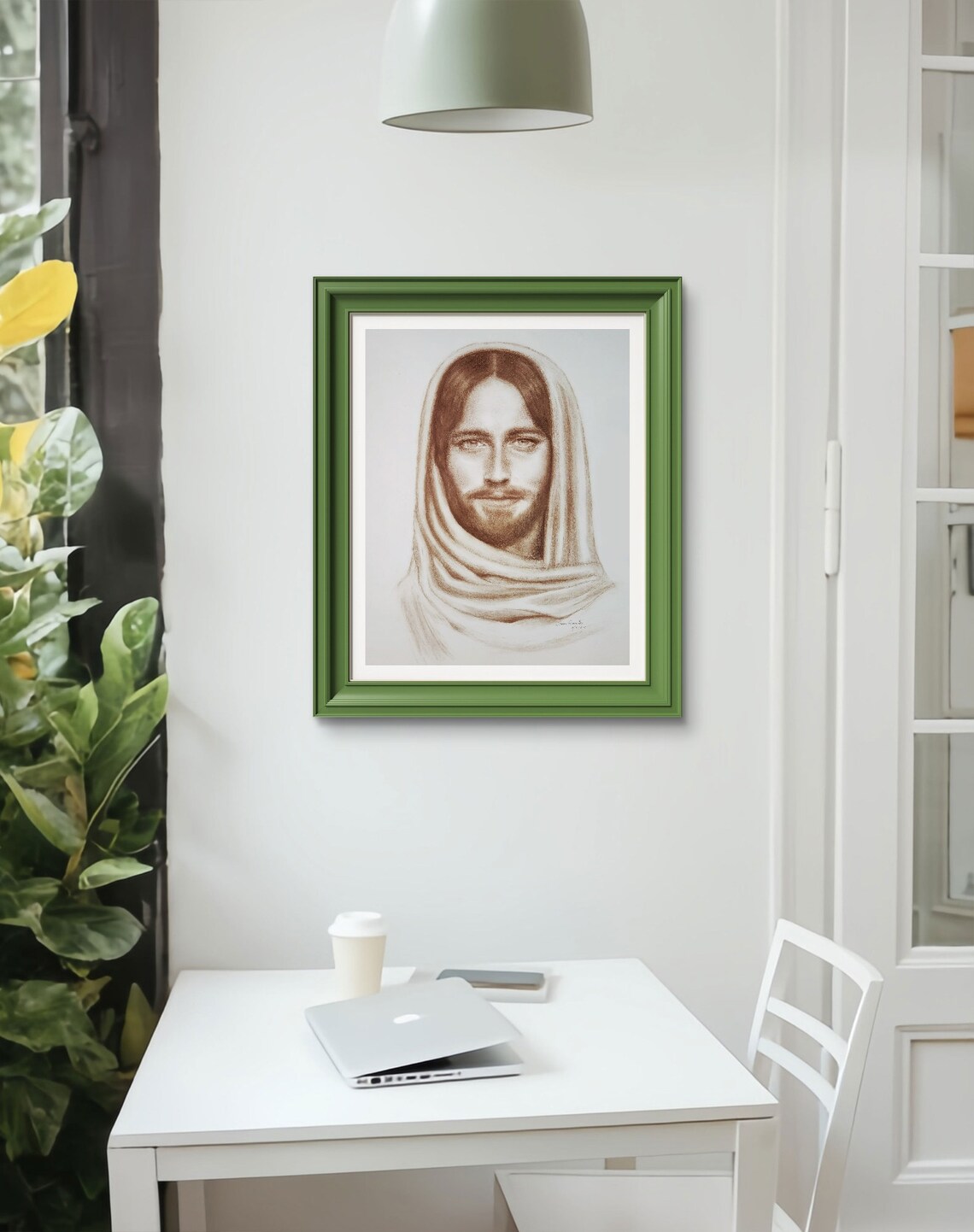 Drawing of Jesus Christ, Christ Drawing, Christian Art, Drawing of the ...