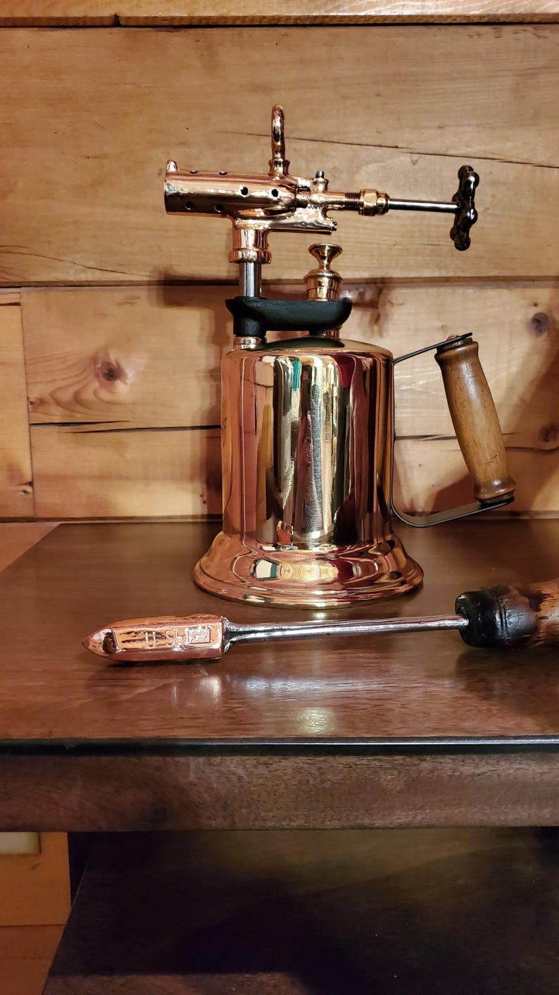 Antique Brass Blowtorch Clayton & Lambert - Etsy