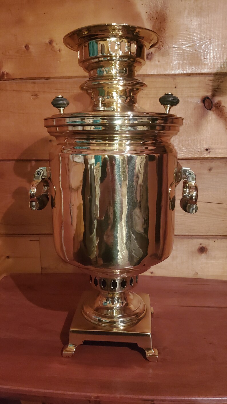 Antique Russian Samovar Polished & Lacquered - Etsy