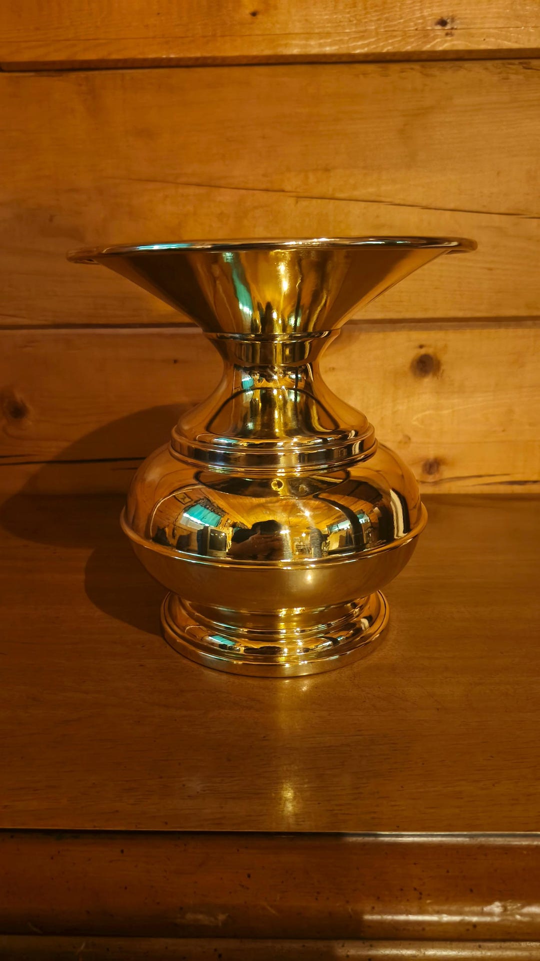 Antique Solid Brass Spittoon - Etsy