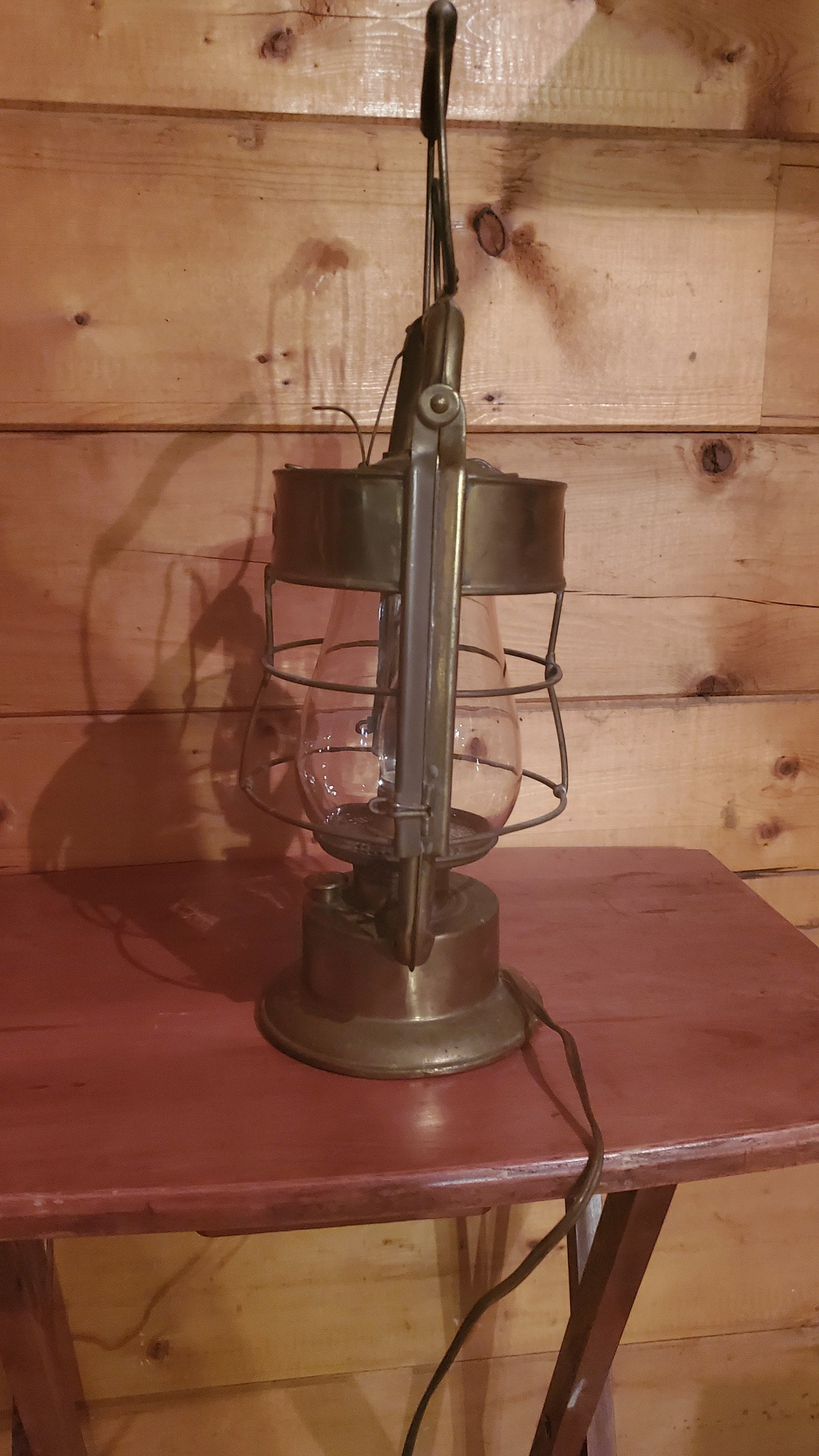 Antique Brass Dietz Fire Department Lantern - Etsy