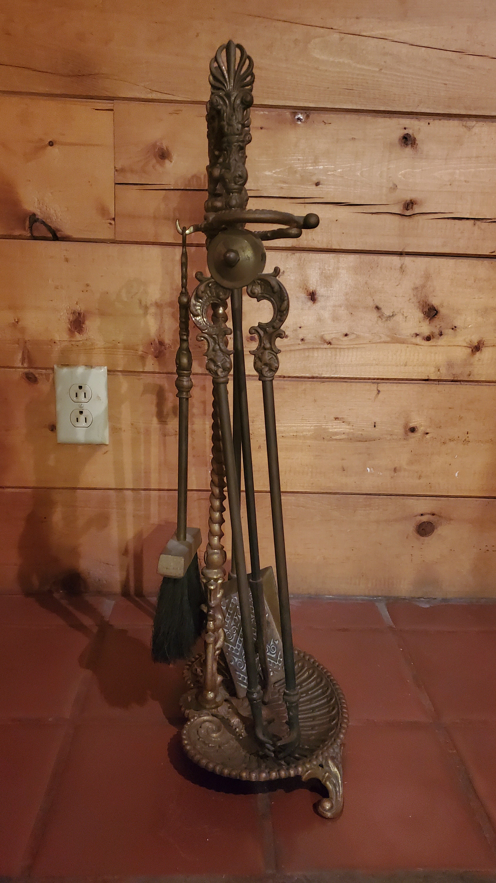 Antique Ornate Fire Tools Very Rare - Etsy