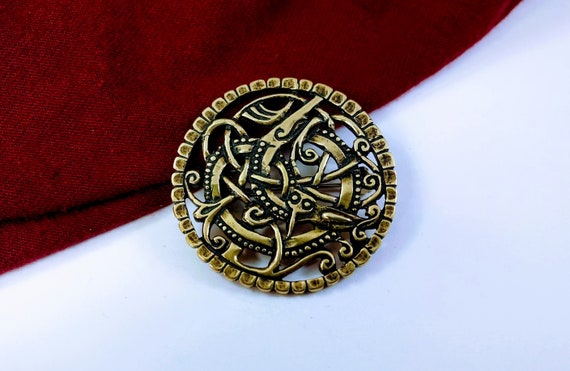 Pitney Brooch Reconstruction Viking Disc Brooch | Etsy