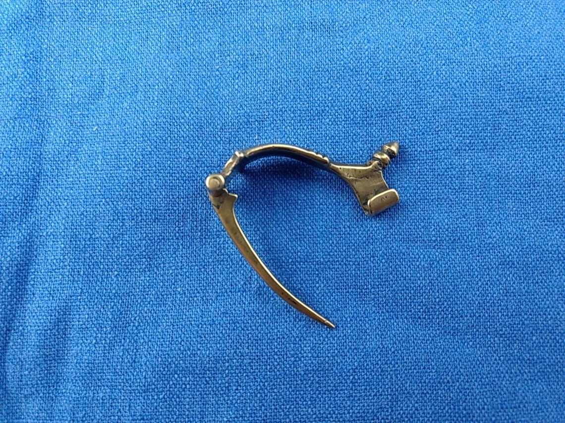 Roman Hinge-pin Brooch, SCA, LARP, Reconstruction, Fibula, Bow Brooch ...