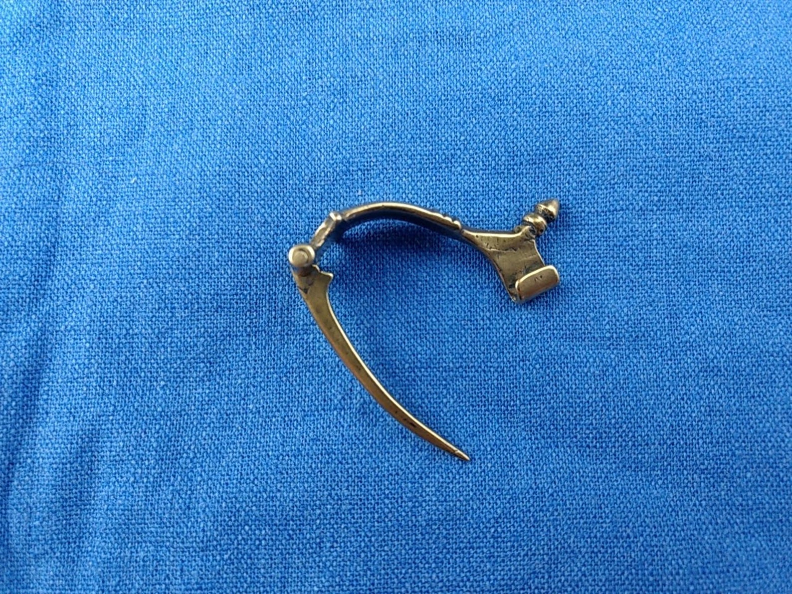 Roman Hinge-pin Brooch SCA LARP Reconstruction Fibula Bow | Etsy