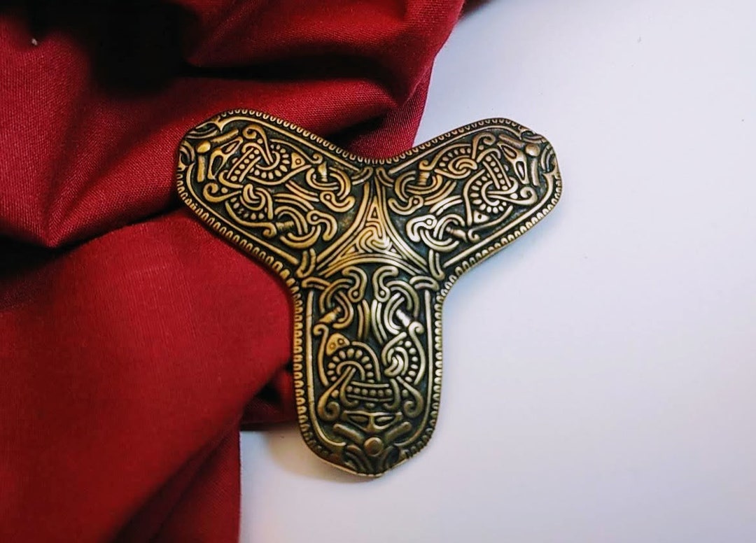 Trefoil Brooch, Trilobe, Viking, SCA, LARP, Shawl Pin - Etsy