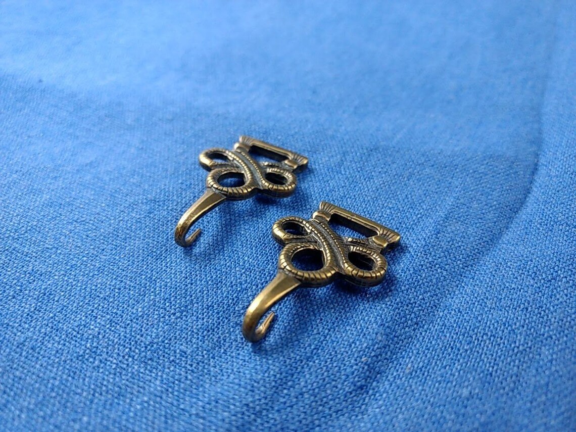 Rope Style Dress Hooks SCA LARP Elizabethan Post-medieval - Etsy