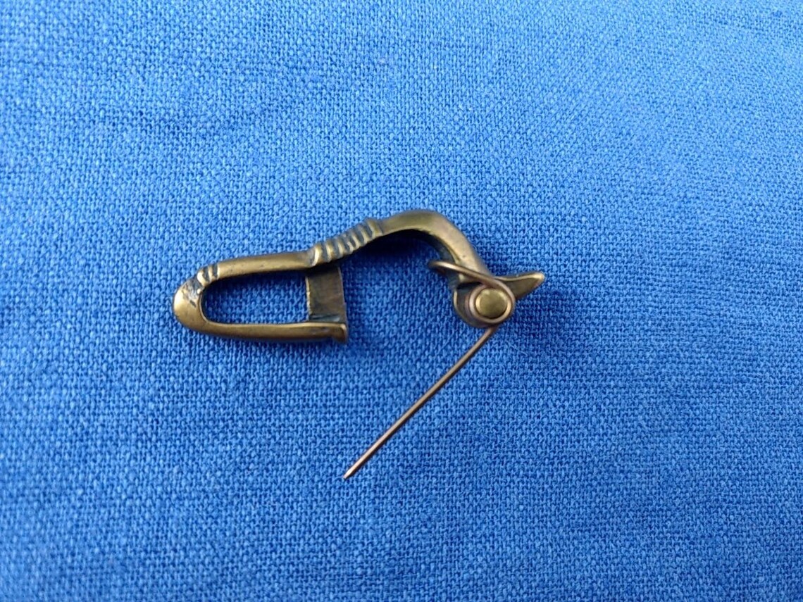 Roman P-brooch SCA LARP 2nd 3rd Century Peplos Scarf Pin - Etsy